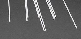 Plastruct 90880 PRĘT PÓŁOKRĄGŁY 0.5mm x 1mm x 250mm 1szt / 1 piece