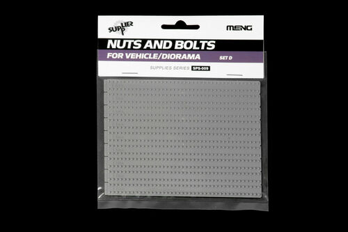 Meng Model SPS09 Nuts And Bolts For Vehicle/Diorama (Set D)