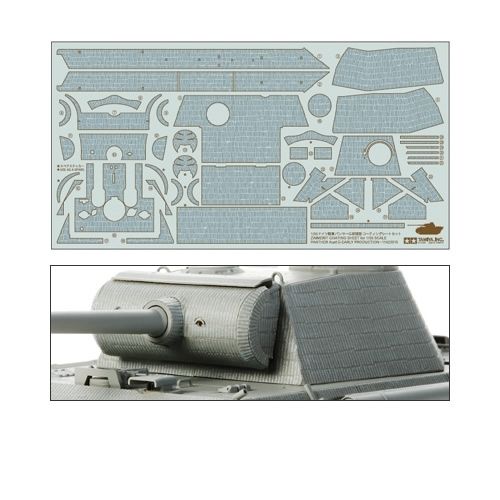 Tamiya 12646 Zimmerit Coating Sheet for Panther Ausf. G Early Production