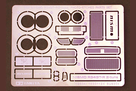 Tamiya 12604 NISMO R34 Photo Etched Parts