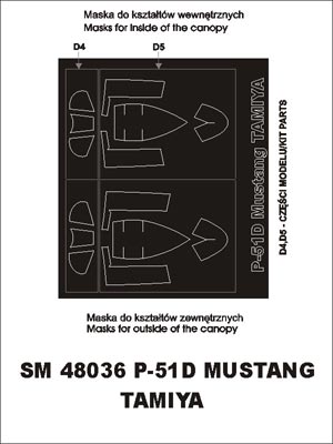 Montex SM48036 P-51 D Mustang Tamiya