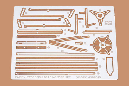 Tamiya 61069 Fairey Swordfish Etched Parts - Photo Etched Bracing Wire