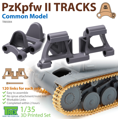 T-Rex Studio 85004 PzKpfw II Tracks Common Model