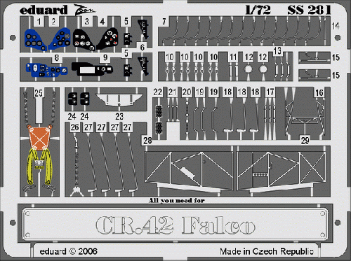 Eduard SS281 CR 42 Falco Italeri