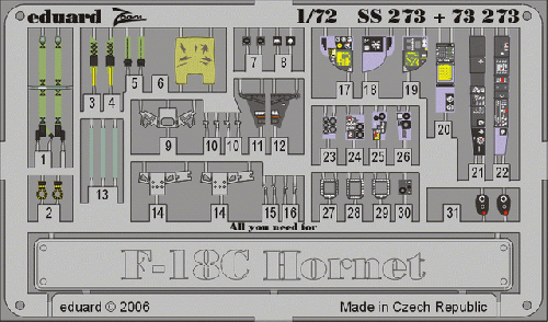Eduard SS273 F-18C Hasegawa