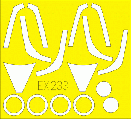Eduard EX233 F-16CJ Block 50 1/48 TAMIYA 61098