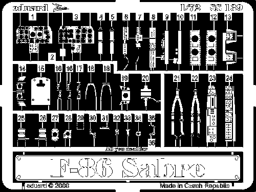 Eduard SS139 F-86 Fujimi