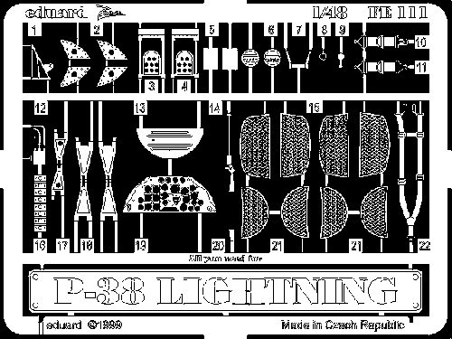 Eduard FE111 P-38 Academy