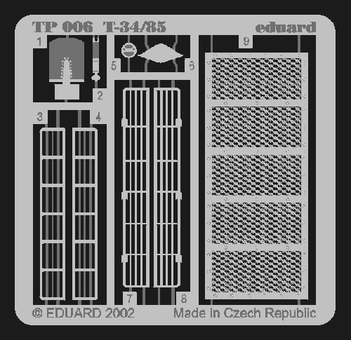 Eduard TP006 T-34/85 TAMIYA