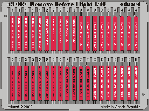 Eduard 49009 Remove Before Flight