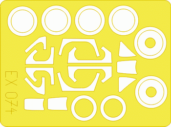 Eduard EX074 Me 262A Schwalbe 1/48 TAMIYA