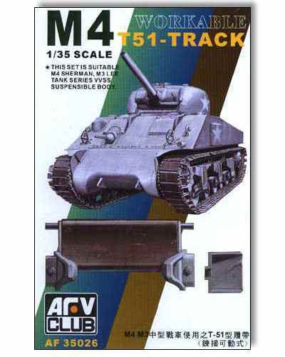 AFV Club 35026 M4 Sherman workable track