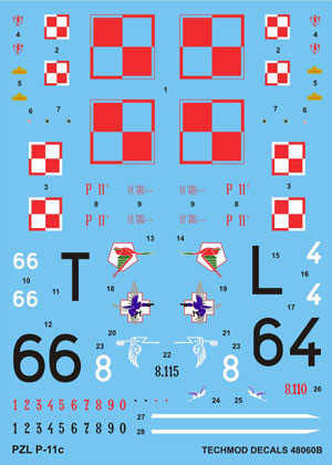 Techmod 48060 PZL P.11c