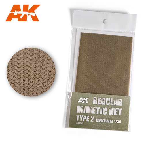 AK-Interactive 8062 Camouflage Net Brown Type 2
