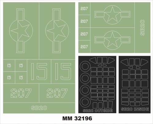 Montex MM32196 SB2C-4 Helldiver INFINITY 3201