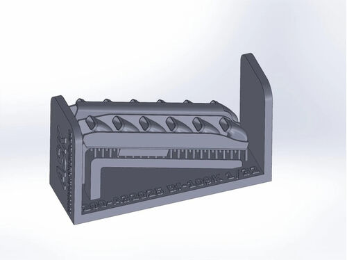 Art Scale Kit A32025 Messerschmitt Bf-109 K-4 - 3D-Printed Exhausts Detail Set (for Kotare Kits)