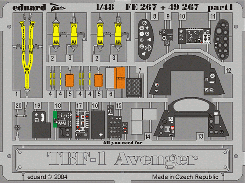 Eduard FE267 TBF-1 Accurate Miniatures