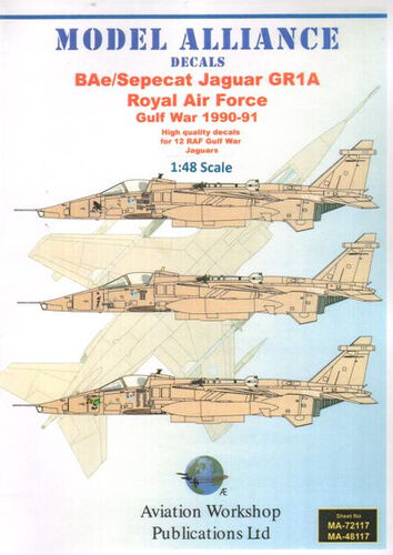Model Alliance 48117 Sepecat Jaguar GR.1 Desert Storm (12 schemes)