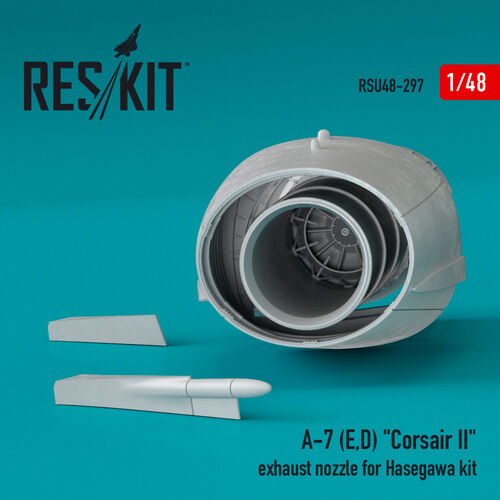 RES/KIT U48-0297 A-7 (E,D) "Corsair II" Exhaust Nozzle For Hasegawa Kit