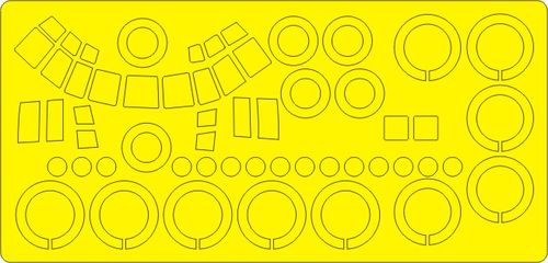 New Ware AM0673 C-130 Hercules BASIC kabuki masks for Italeri