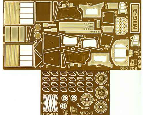 Part S32-010 MiG-3 Trumpeter