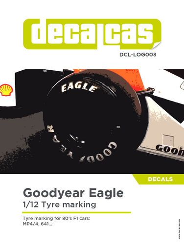 Decalcas LOG003 Goodyear Eagle Tyre Marking Set
