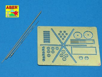 Aber R-30 Zestaw niemieckich anten 2m, 1,8 i 1,4 (Scale:1/35)