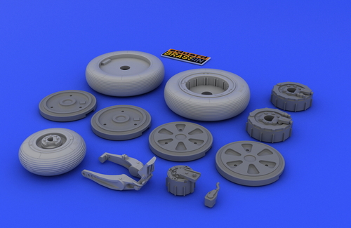 Eduard 648026 MiG-21 wheels EDUARD