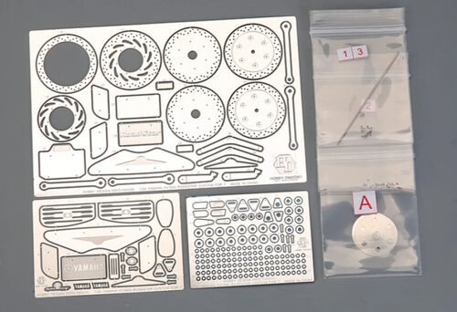 Hobby design HD02-0400 Yamaha XV1600 Roadstar Custom - Detail Up PE Set (for Tamiya 14135 Kit)