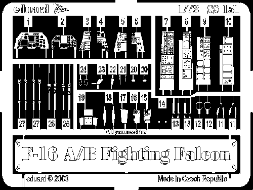 Eduard SS151 F-16A/B Italeri