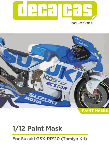 Decalcas MSK019 Suzuki GSX-RR 2020 - Paint Mask Set (for Tamiya 14139 Kit)