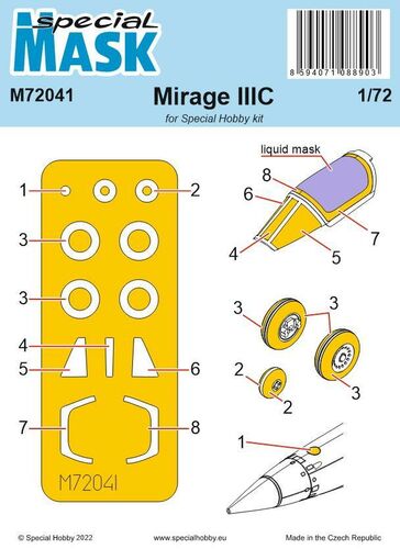 Special Hobby M72041 Mirage IIIC (for Special Hobby kit)