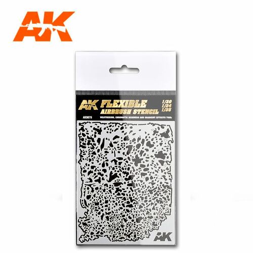 AK-Interactive 9079 Flexible Airbrush Stencil