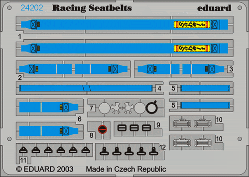 Eduard 24202 Sabelt 6 points Blue 1/24