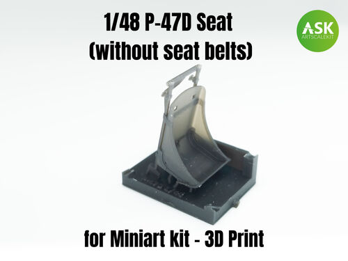 Art Scale Kit A48011 Republic P-47 D - Seat without seat belts (for MiniArt kits)