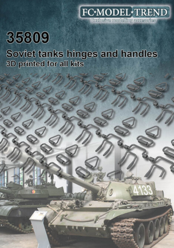 FC ModelTrend 35809 Hinges and handles for Soviet tanks