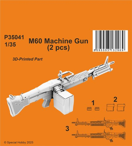 CMK P35041 M60 Machine Gun (2pcs)