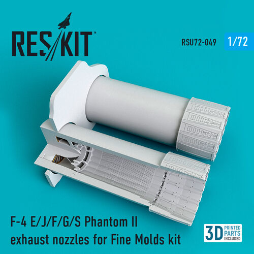 DISCONTINUED RES/KIT U72-0049 F-4 E/J/F/G/S Phantom II exhaust nozzles