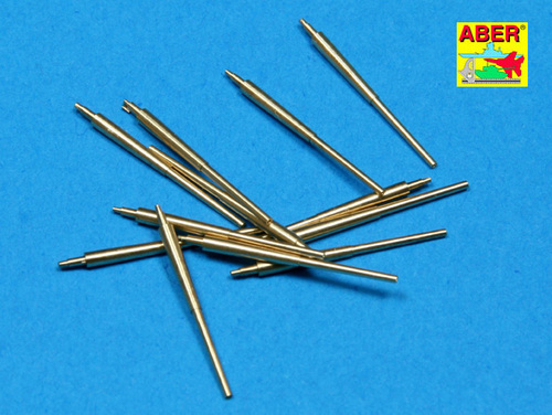 Aber 1-350L-012 Set of 12 pcs 150 mm barrels for German ships : Bismarck, Tirpitz, Scharnhorst, Gneisenau