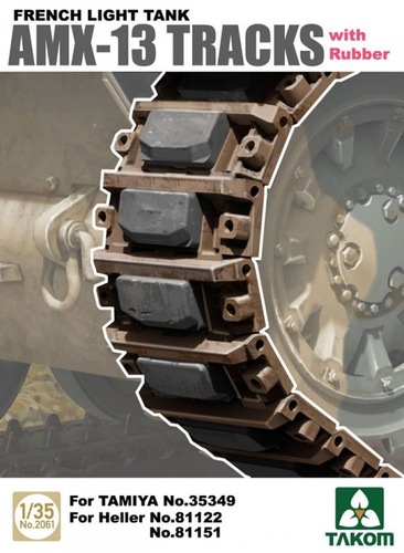 Takom 2061 AMX-13 Tracks with Rubber