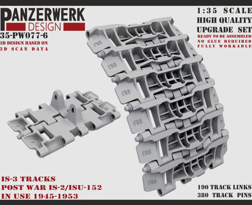 Panzerwerk Design 35-PW077-6 IS-3, Post War IS-2/ISU-152 Tracks In Use 1945-1953