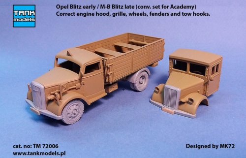 Tank Models Hobby Shop TM72006 Opel Blitz / M-B Blitz