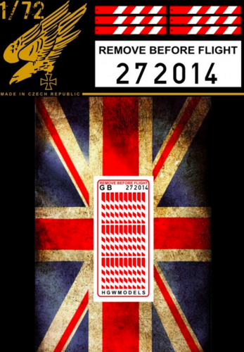 HGW Models 272014 Remove Before Flight - UK