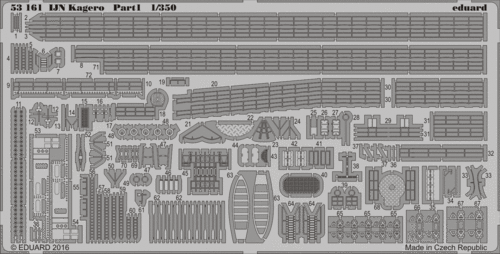 Eduard 53161 IJN Kagero pt.1 TAMIYA 78032
