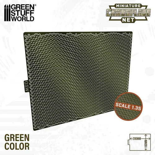 Green Stuff World 13563 Miniature Camouflage Net Green