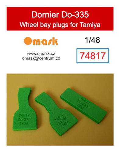 Omask 74817 Dornier Do-335 Wheel Bay Plugs (for Tamiya kits)