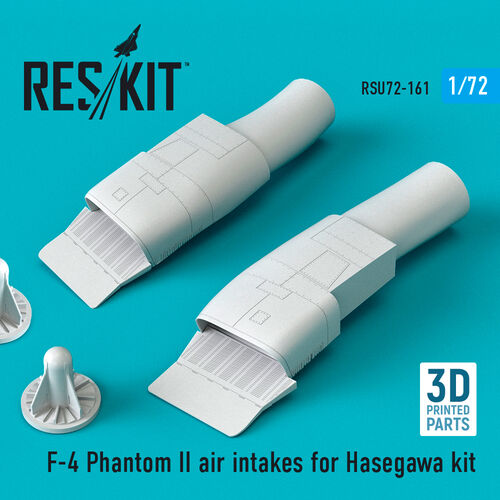 RES/KIT U72-0161 F-4 "Phantom II" air intakes for Hasegawa kit (3D printing)
