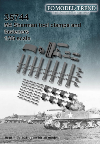 FC ModelTrend 35744 M4 Sherman, tool clamps