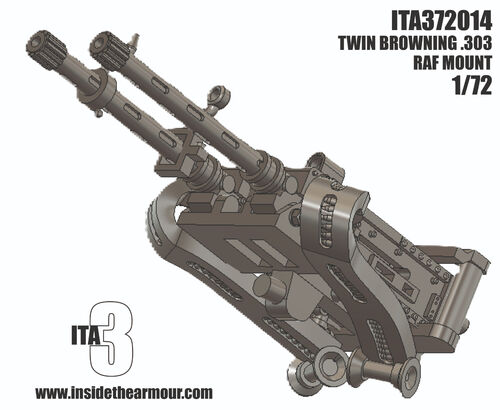Inside the Armour ITA372014 RAF Mount Twin Browning .303