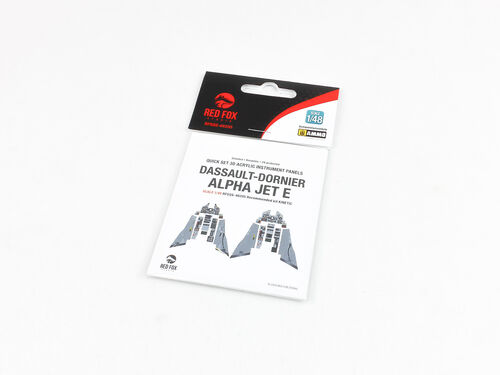 Red Fox Studio QS-48205 Dassault-Dornier Alpha Jet E - Instrumental Panels (for Kinetic kit)